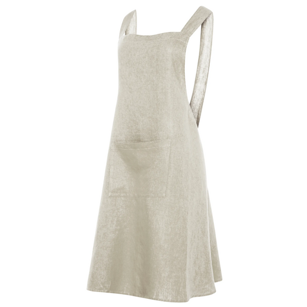 Lightweight French Linen Apron Natural | Signature Collection - Malmaison